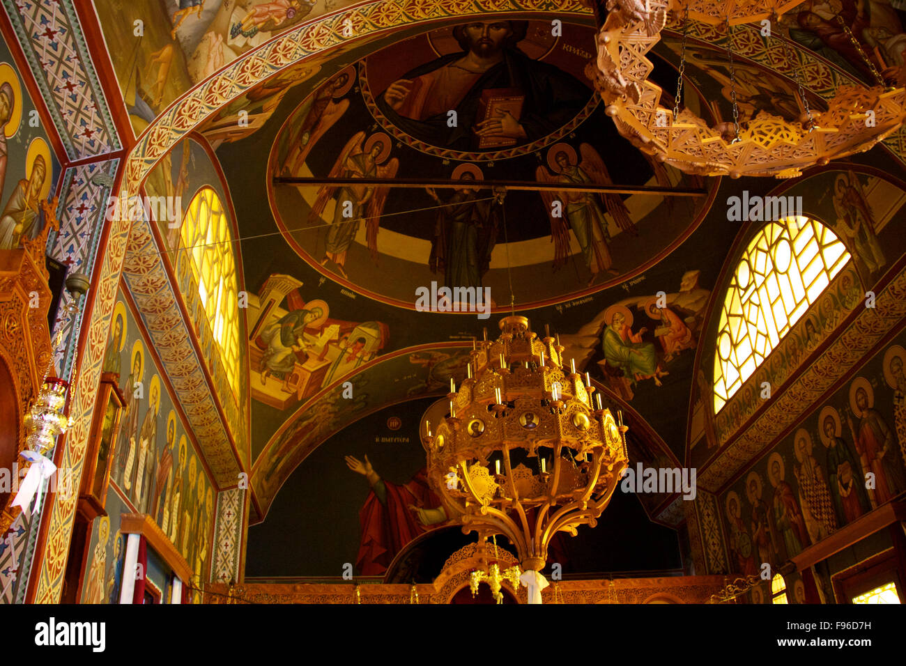 Greek orthodox monastery Stock Photo - Alamy