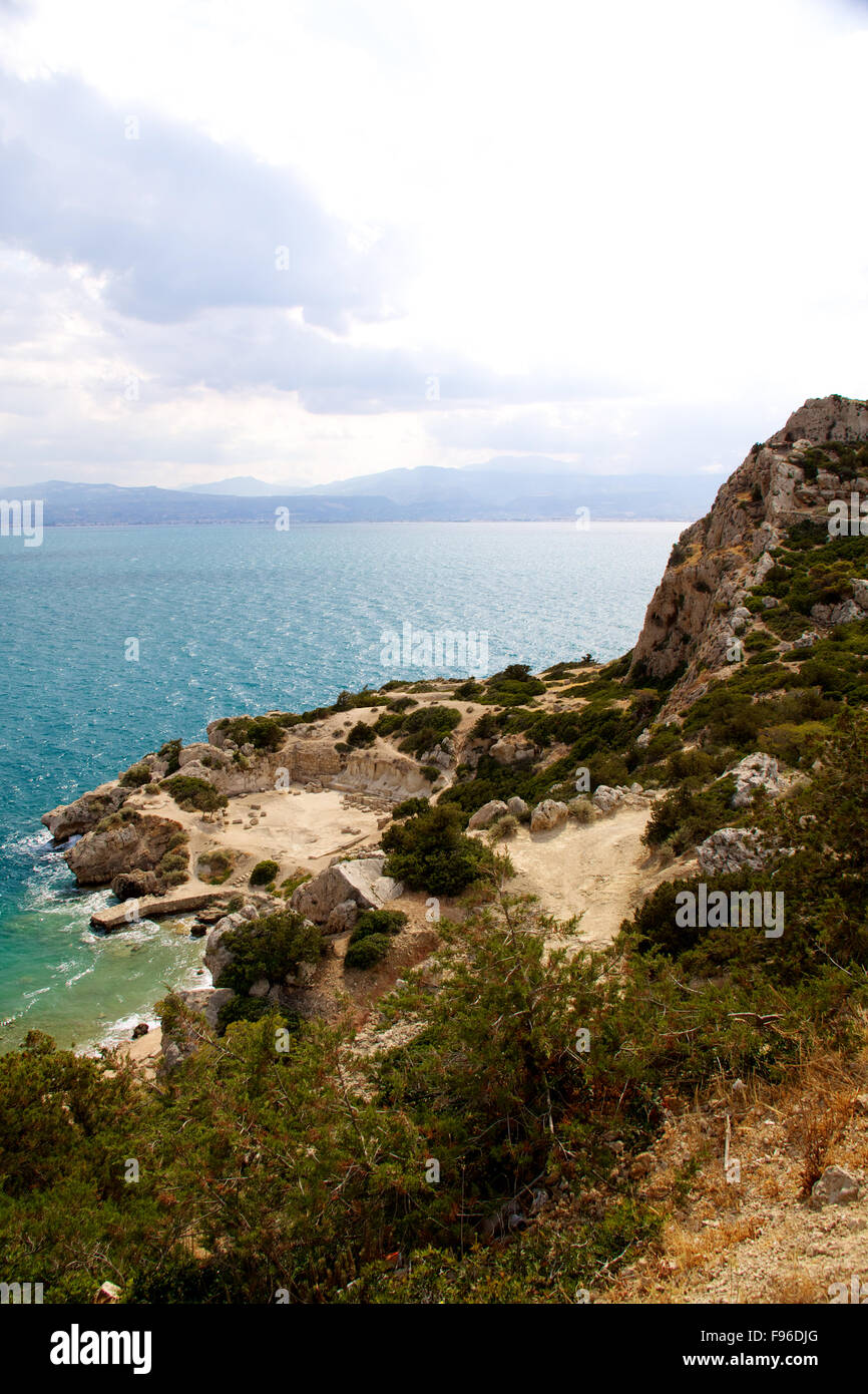 Landscape of the Sanctuary of Hera in Greece Stock Photo - Alamy