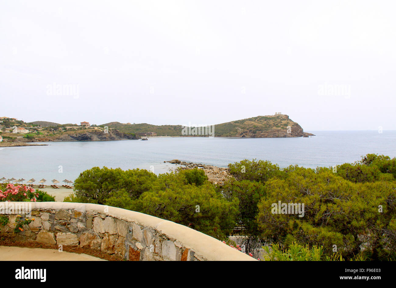 Beautiful sea coast in Greece Stock Photo - Alamy