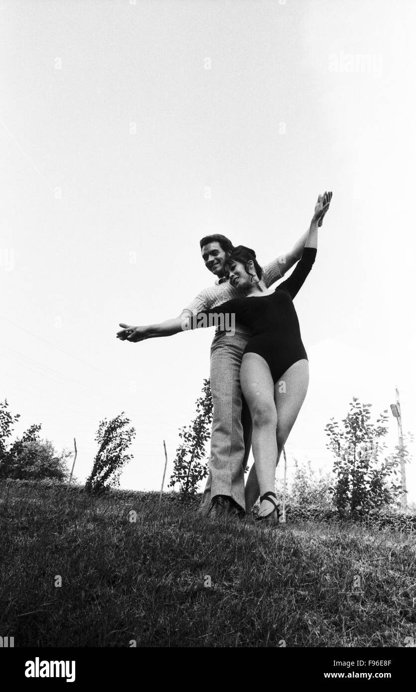 Deutschen Schauspieler Francisca Tu und Hans Jürgen Bäumler, Porträt ...