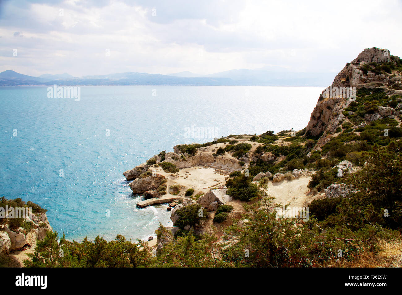 Landscape of the Sanctuary of Hera in Greece Stock Photo - Alamy