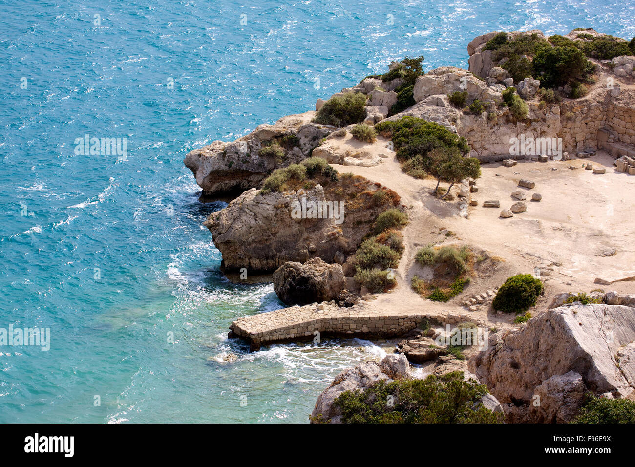 Landscape of the Sanctuary of Hera in Greece Stock Photo - Alamy