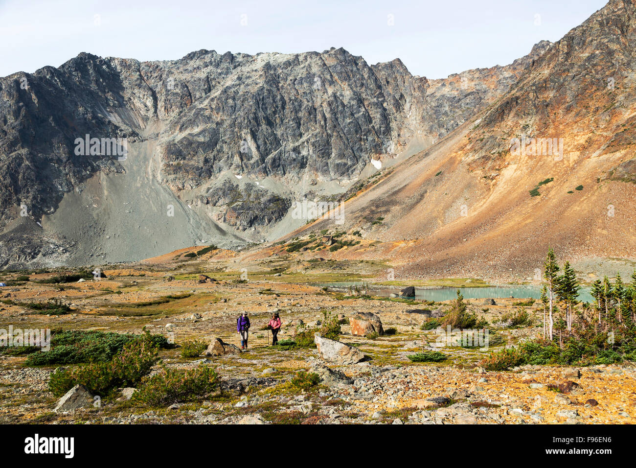 Canada, British Columbia, hiking, Niut Range, Coast Mountains ...