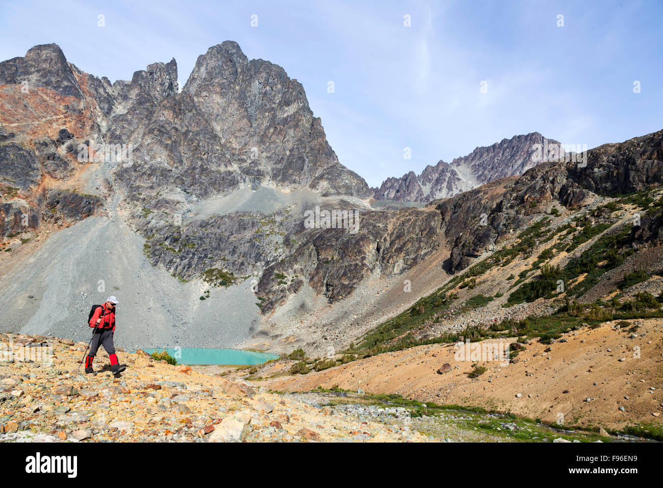 Canada, British Columbia, hiking, Niut Range, Coast Mountains ...