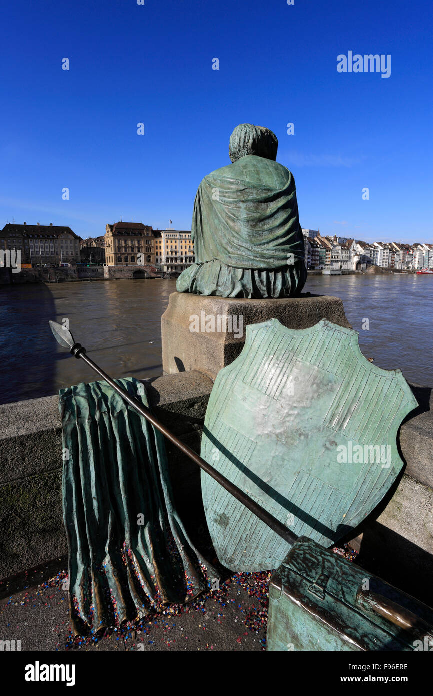 Helvetia basel statue hi-res stock photography and images - Alamy