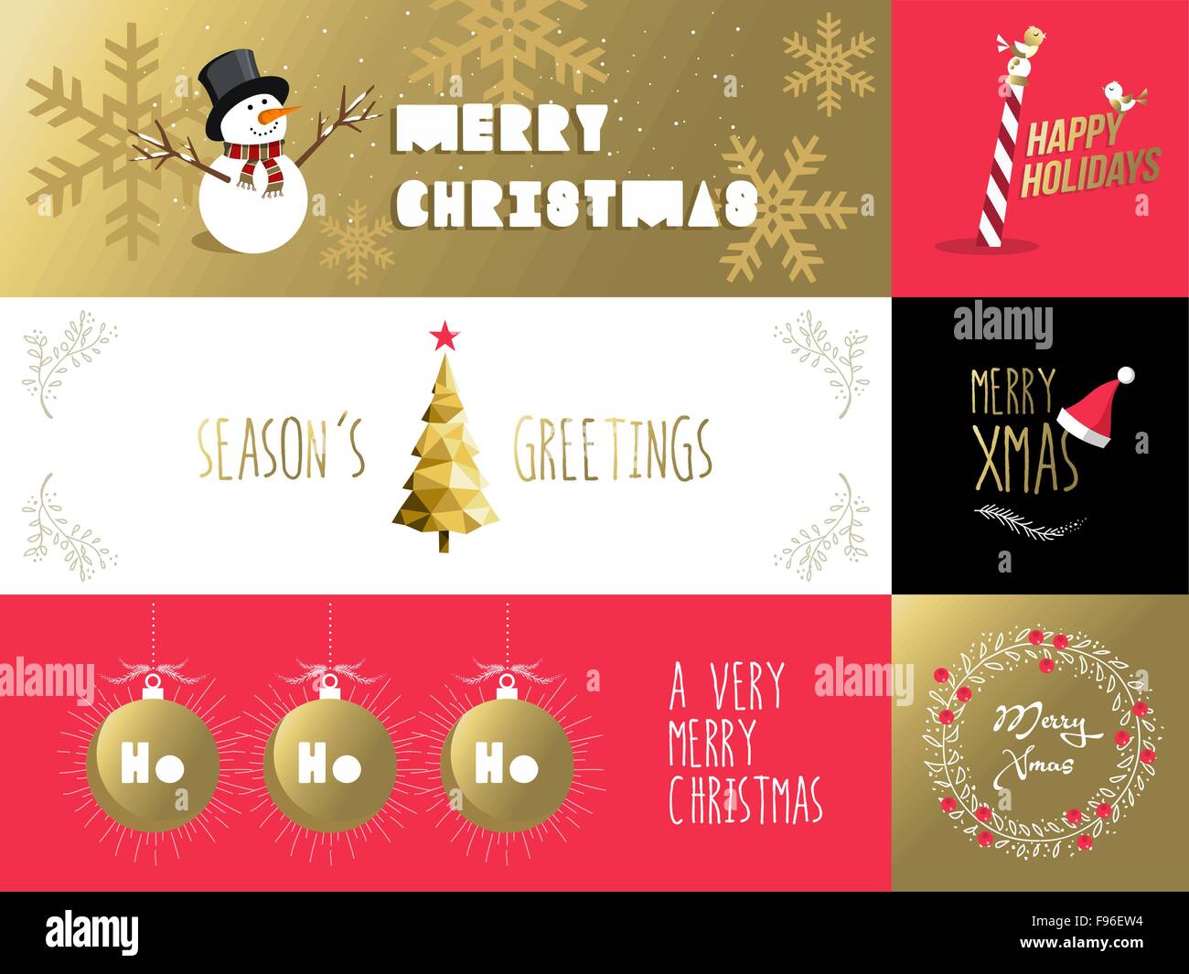 Retro ornament banner text Stock Vector Images - Alamy