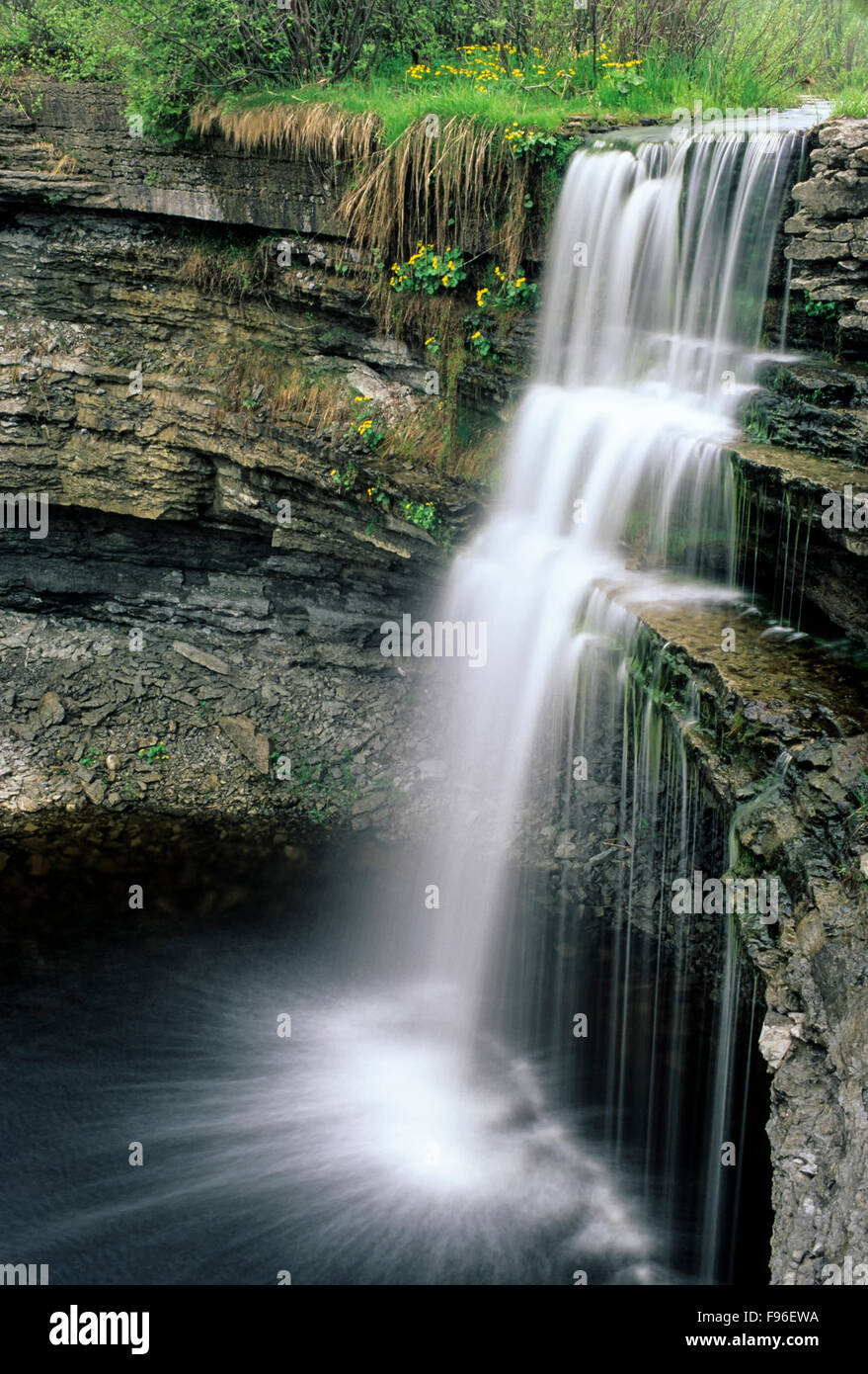 Canada manitoulin island ontario cascades hi-res stock photography and ...