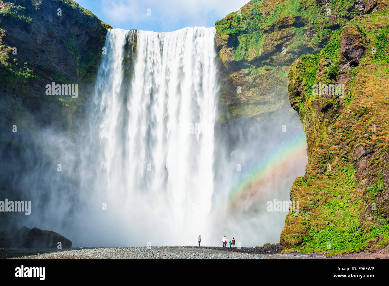 Skogafoss, Skogar, Iceland Stock Photo - Alamy