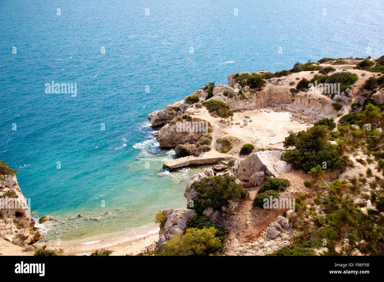 Landscape of the Sanctuary of Hera in Greece Stock Photo - Alamy