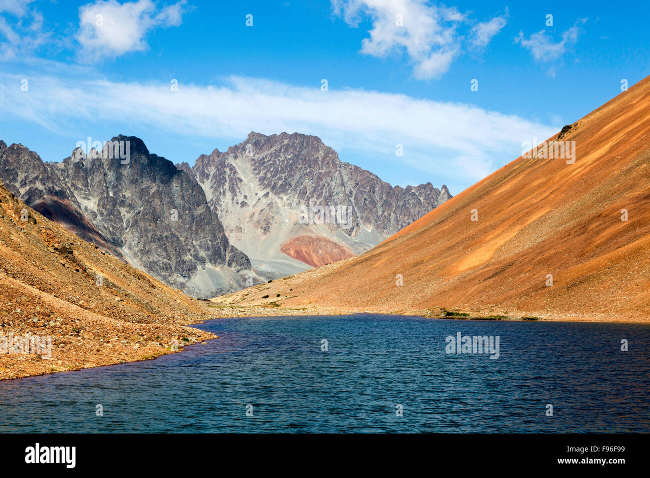 Canada, British Columbia, alpine glacier lake, Niut Range, Coast ...