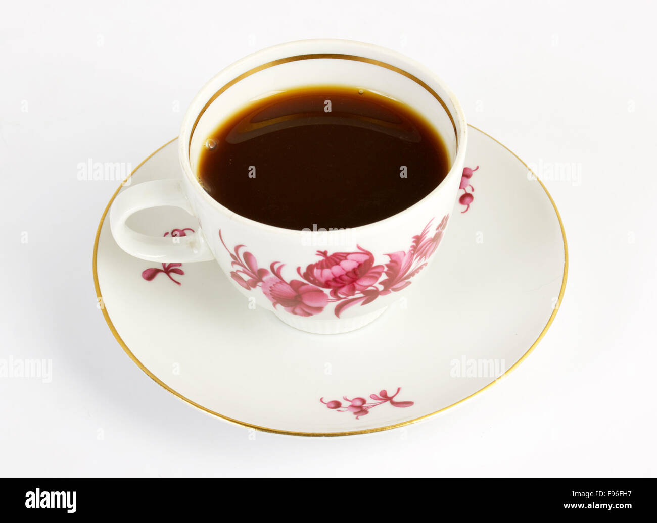 Coffee cup on white background isolated Stock Photo - Alamy