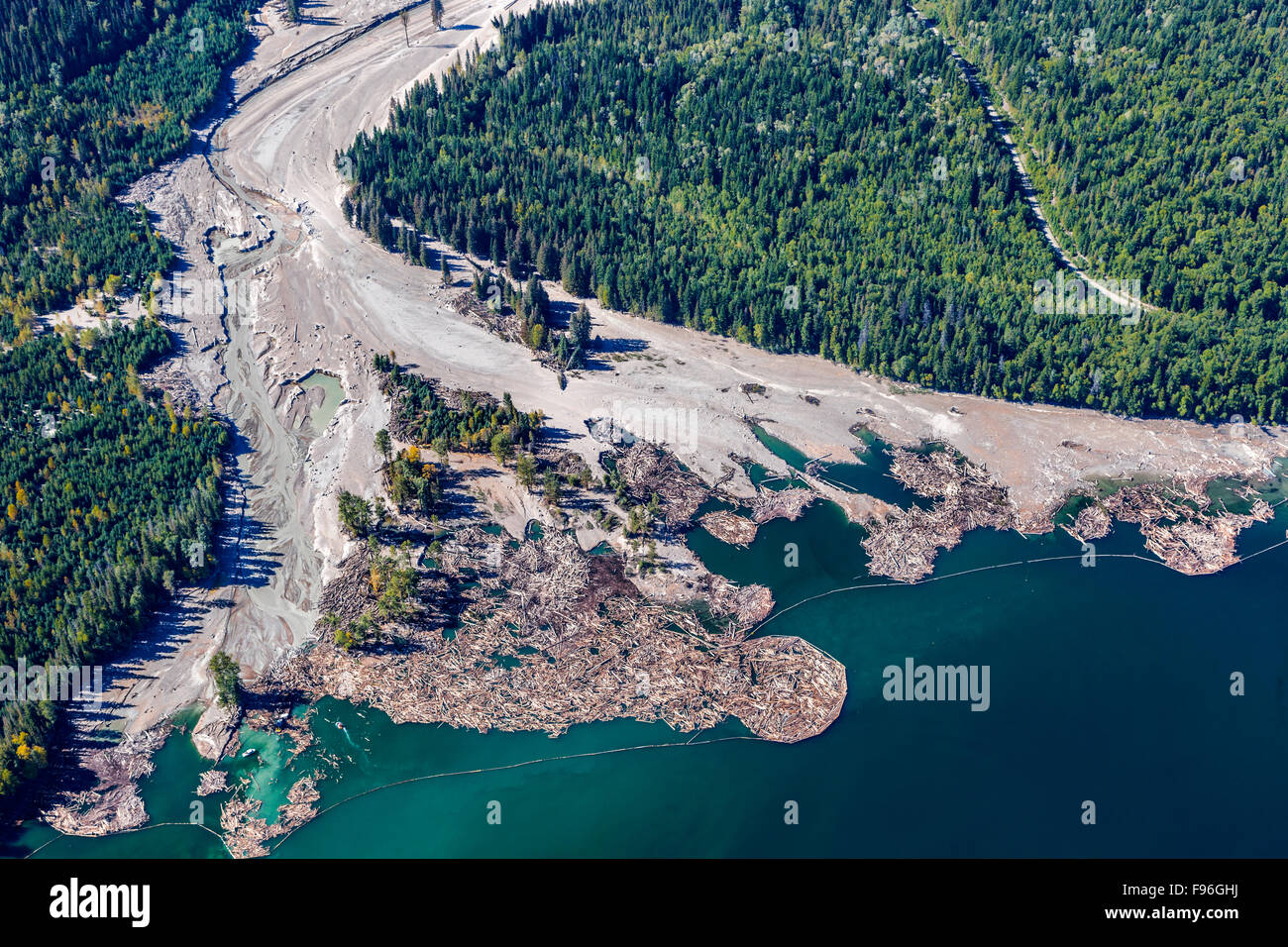 Canada, British Columbia, Cariboo region, aerial photography, Hazeltine ...