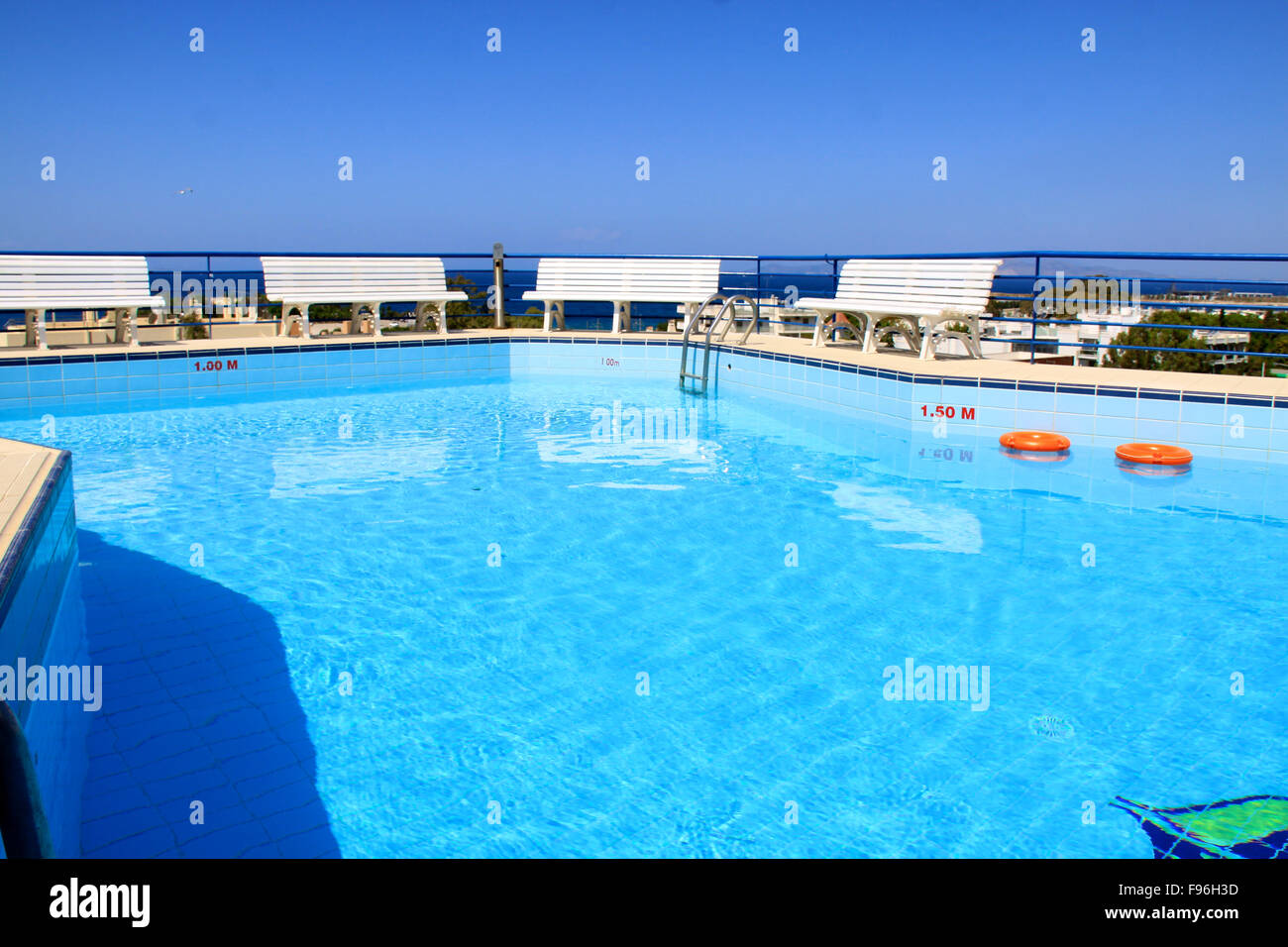 tropical swimming pool near the beach Stock Photo - Alamy