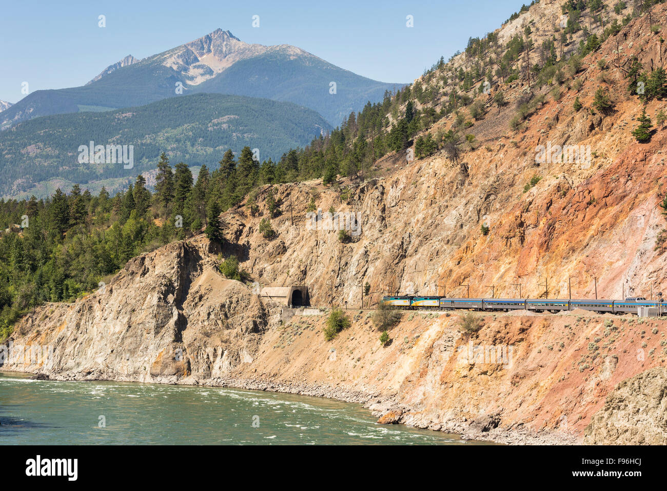 Canada mountains train tunnel hi-res stock photography and images - Alamy