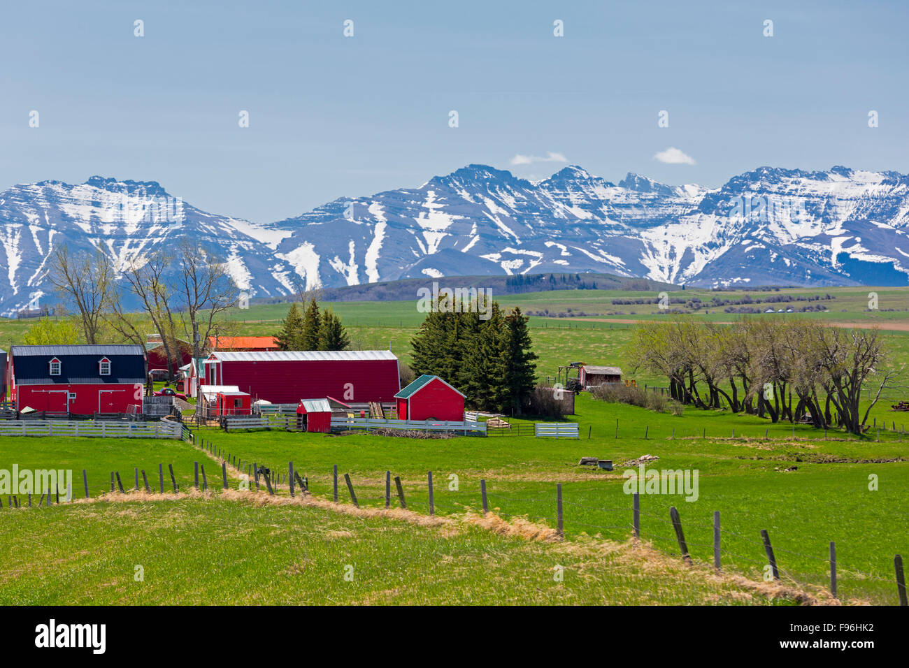 Barns, Pincher Creek, Alberta, Canada Stock Photo - Alamy