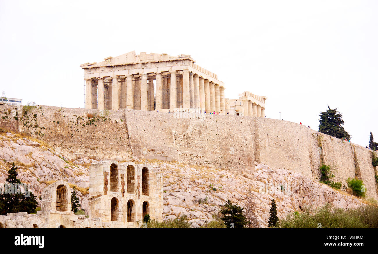 The Parthenon, in Athens Akropolis, Greece, EU Stock Photo - Alamy