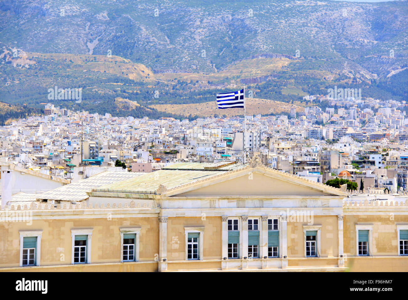 The building of the Greek parliament in Athens Stock Photo - Alamy