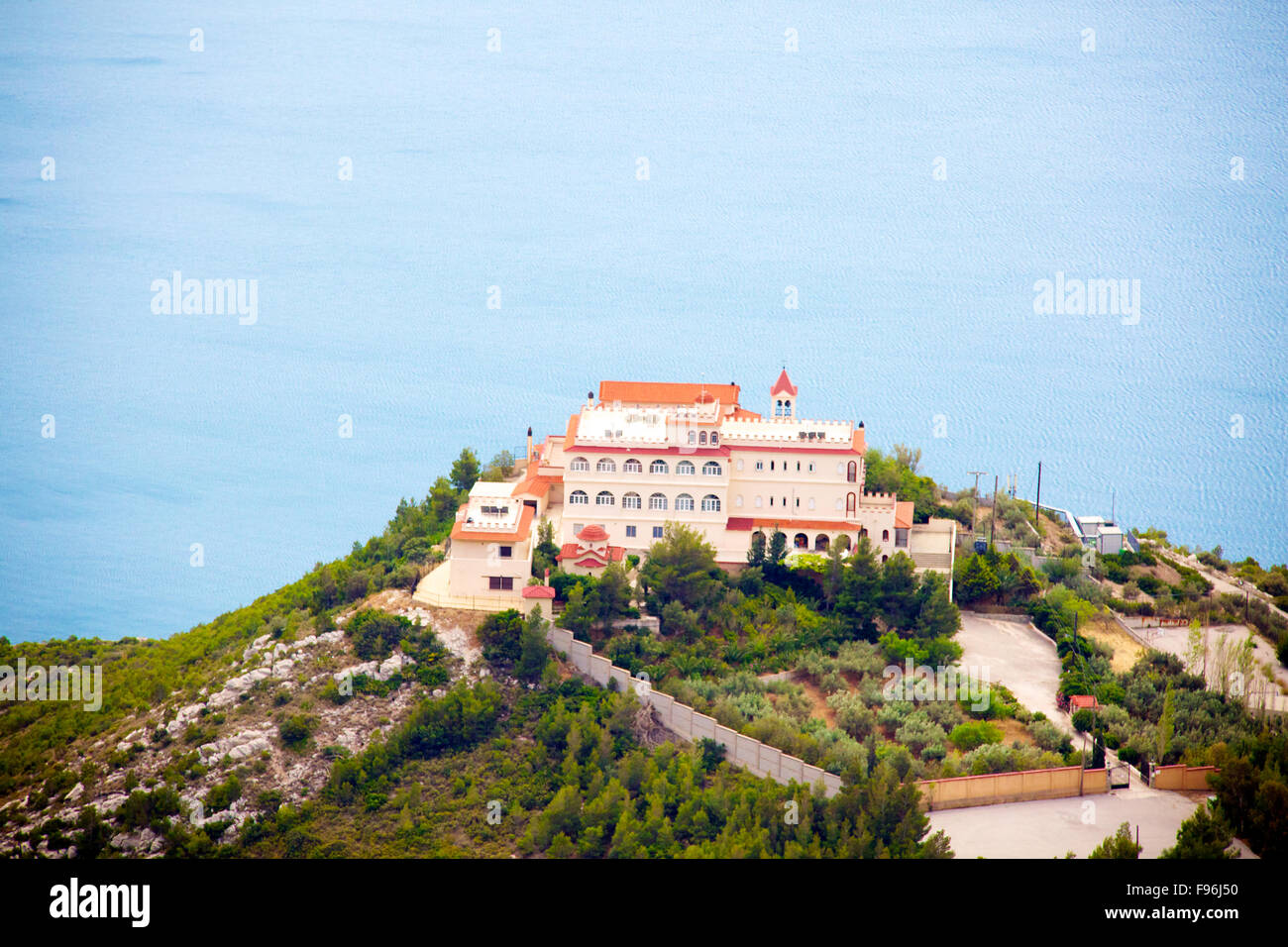 Greek orthodox monastery Stock Photo - Alamy