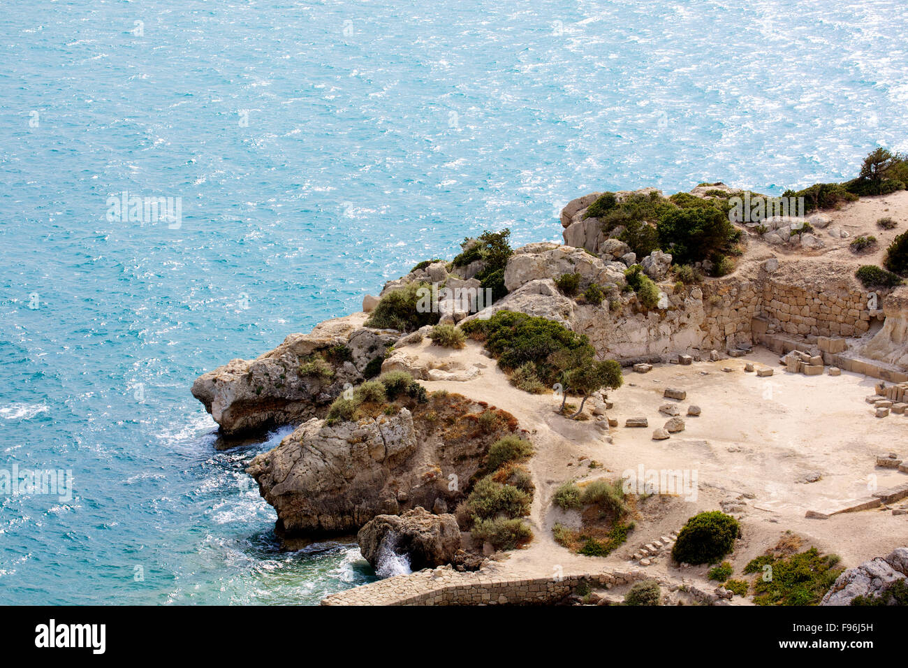 Landscape of the Sanctuary of Hera in Greece Stock Photo - Alamy