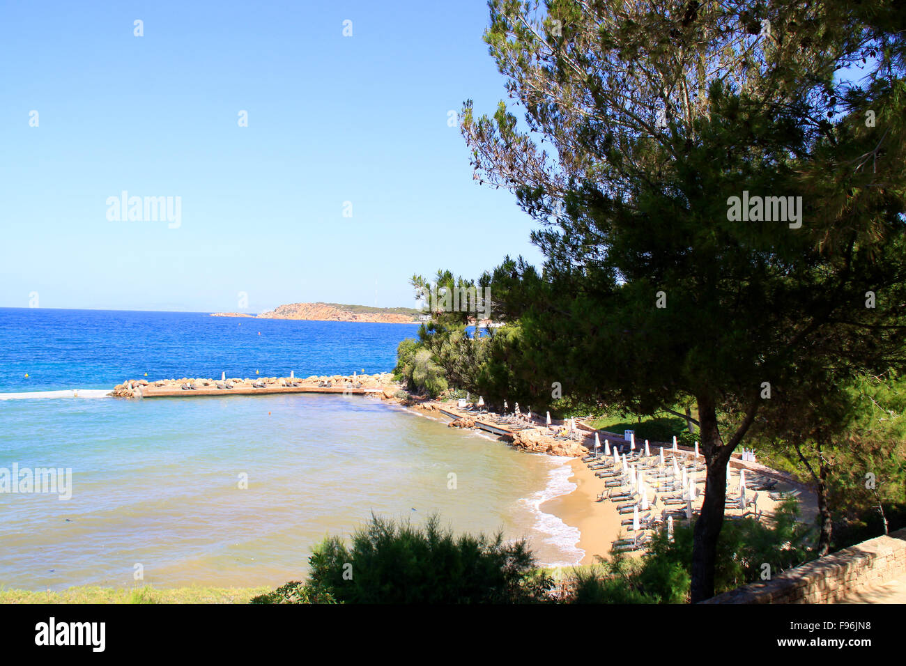 Beautiful sea coast in Greece Stock Photo - Alamy