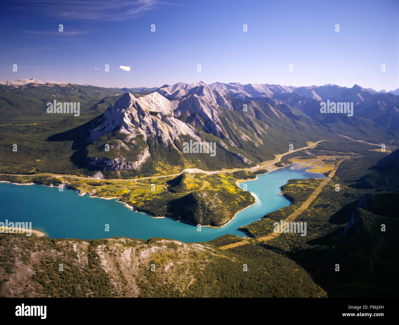 Barrier Lake, Rocky Mountains, Alberta, Canada Stock Photo - Alamy