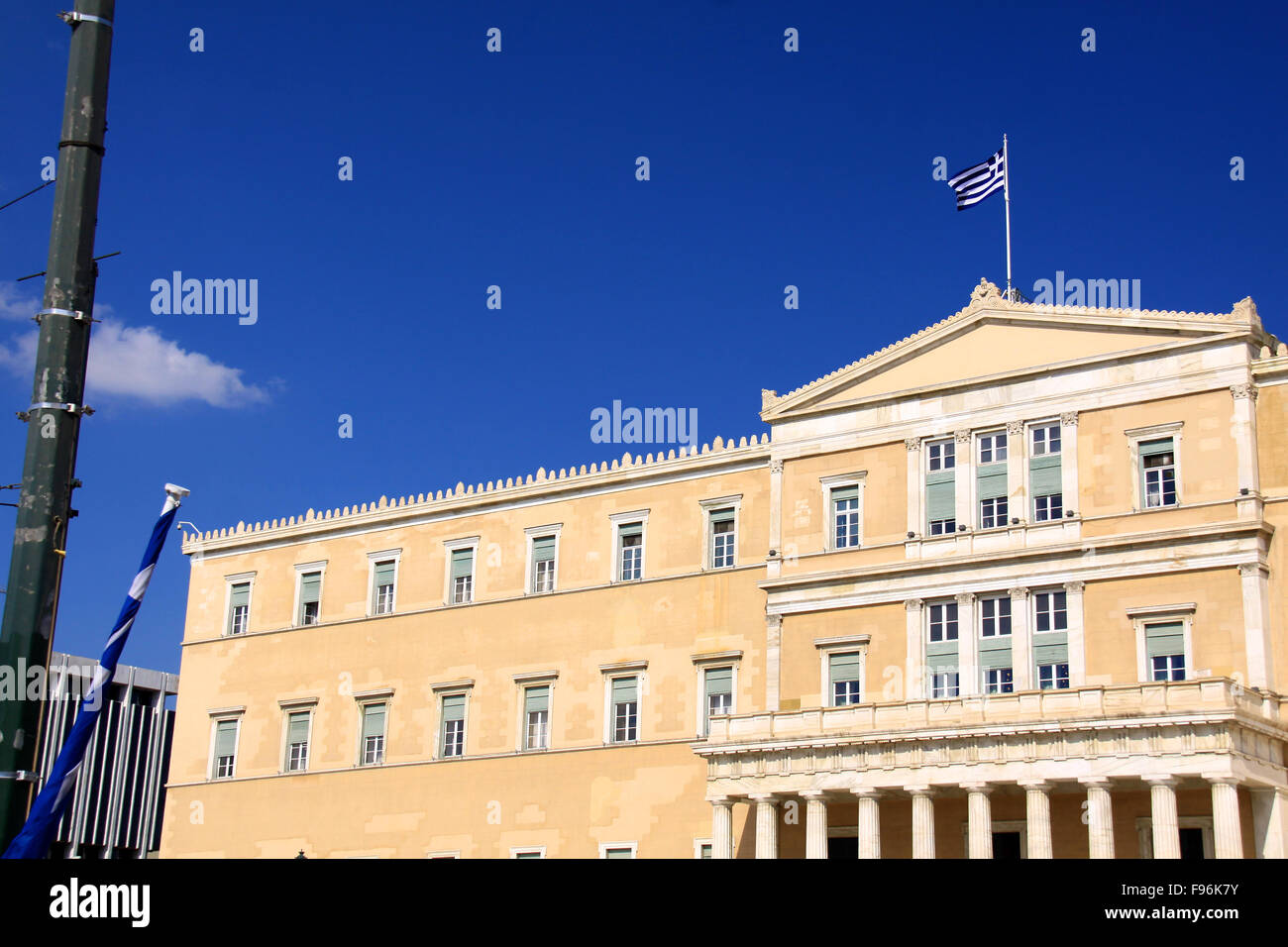 The building of the Greek parliament in Athens Stock Photo - Alamy