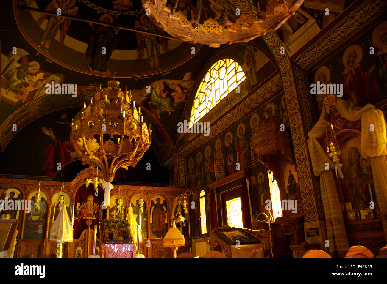 Greek orthodox monastery Stock Photo - Alamy