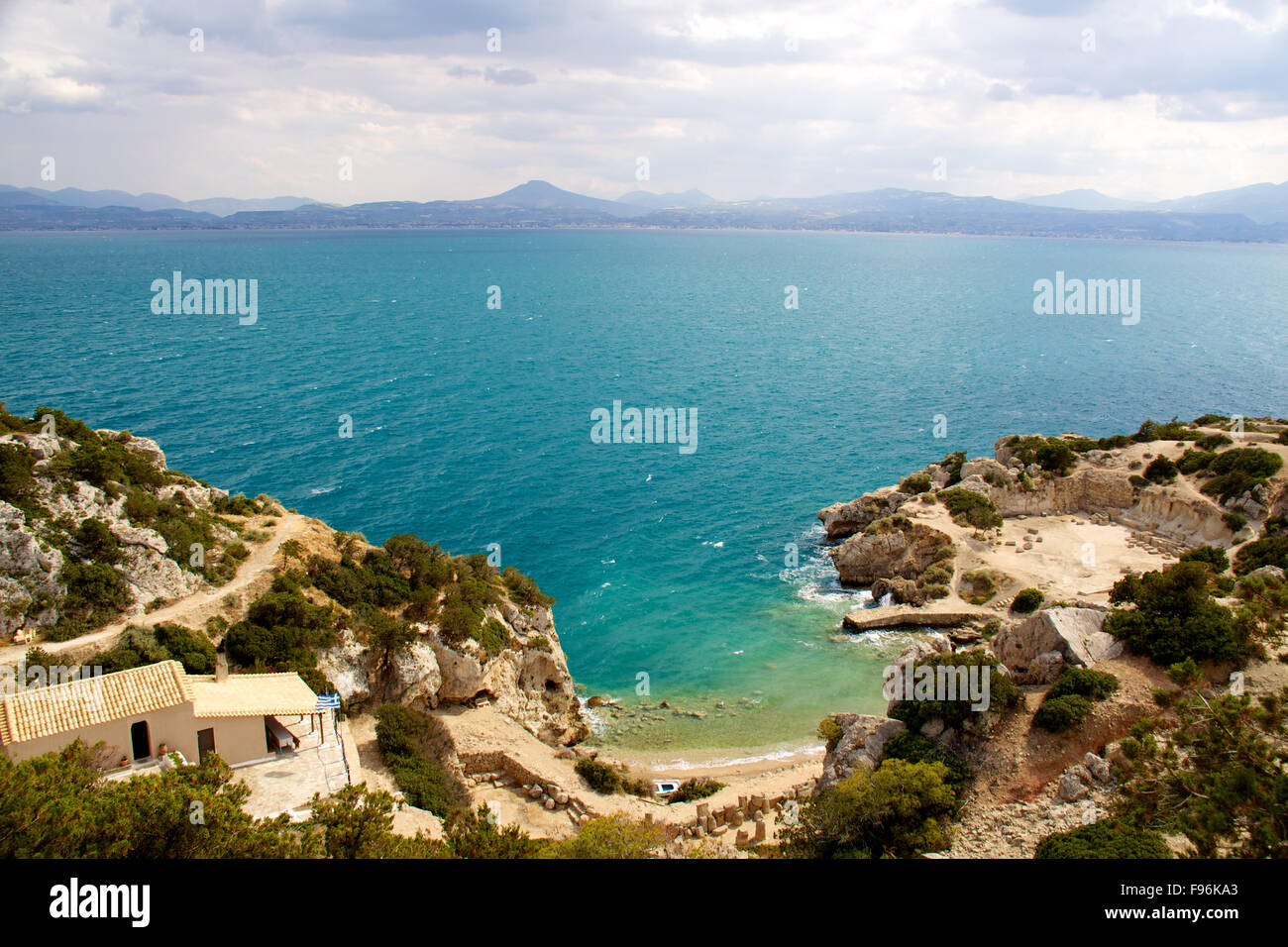 Landscape of the Sanctuary of Hera in Greece Stock Photo - Alamy