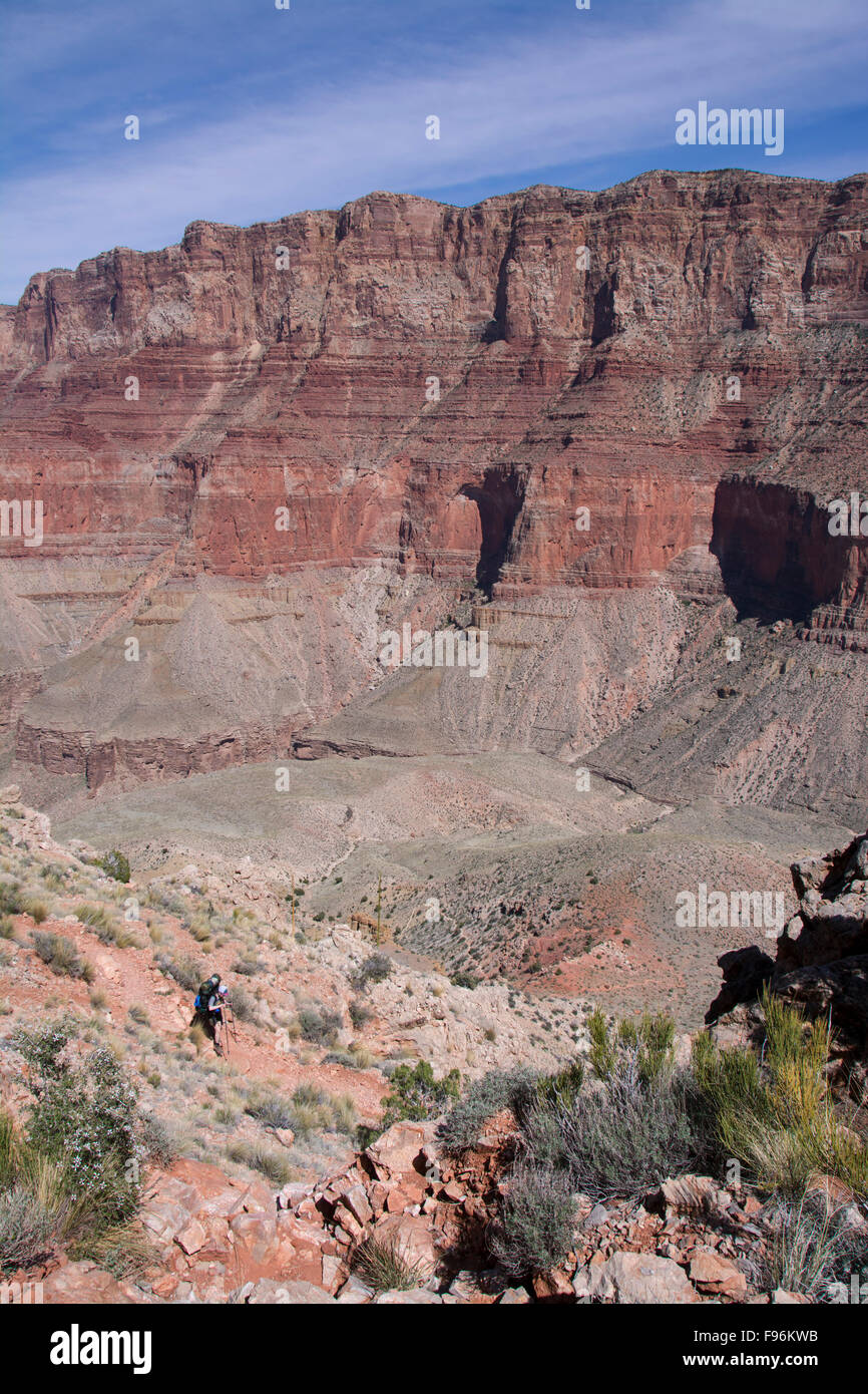 Tanner Trail, Colorado River, Grand Canyon, Arizona, United States ...