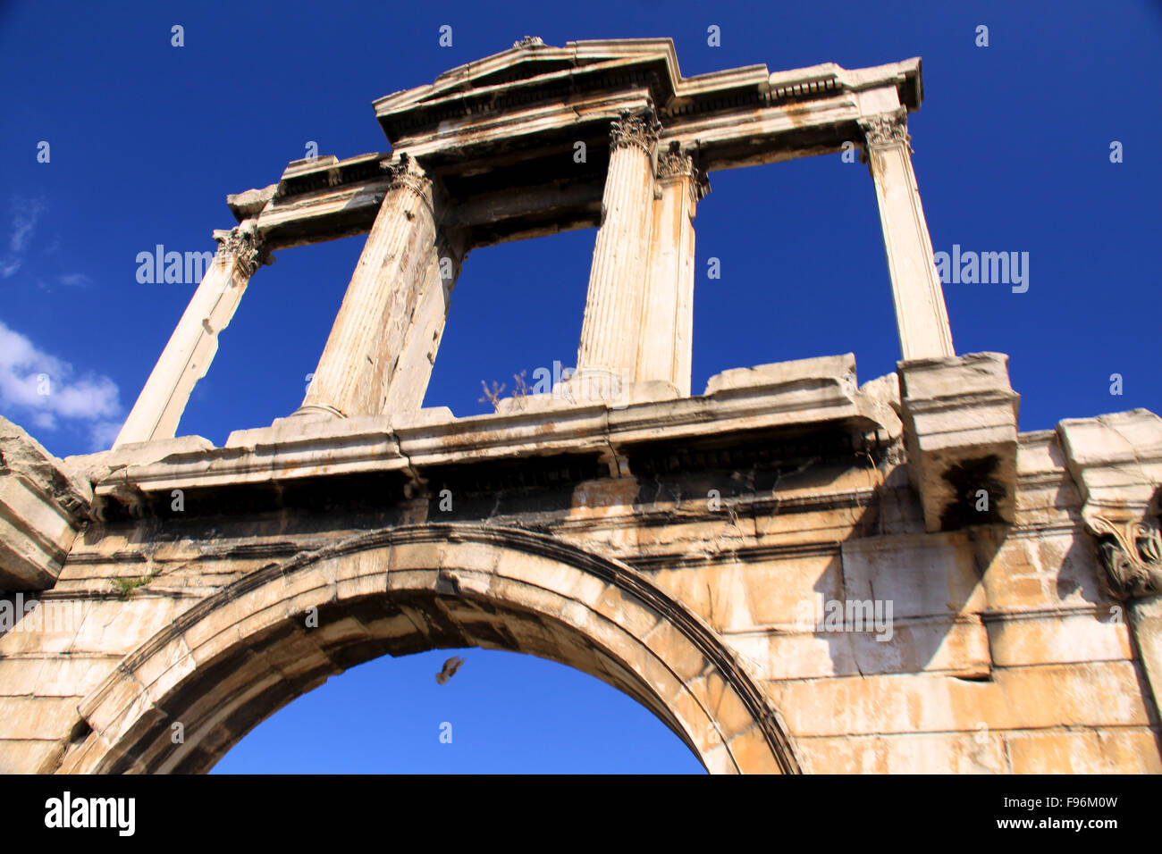 Hadrian's Arch (also known as Hadrian's Gate) was constructed in 131 AD ...