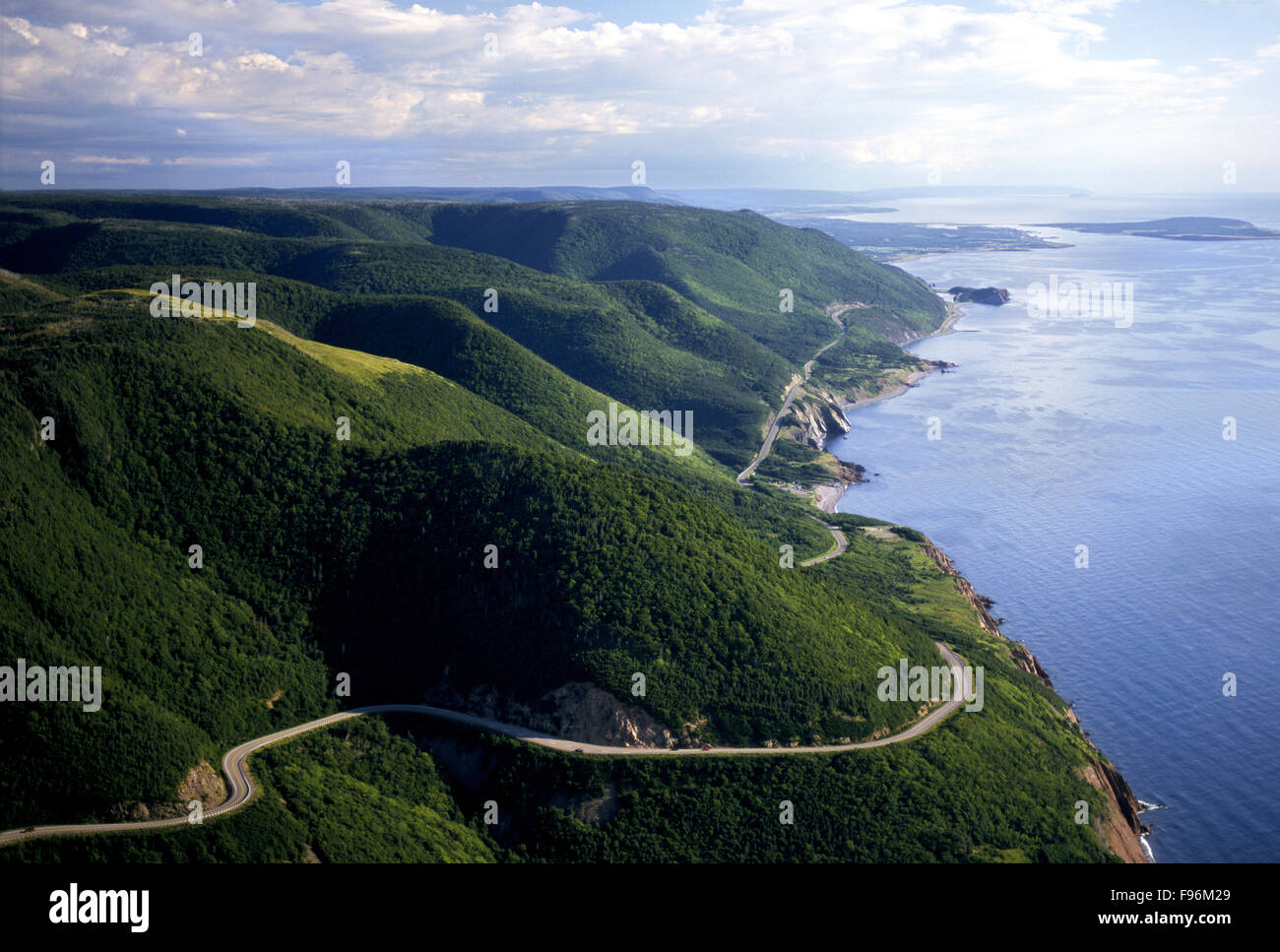 Cabot Trail / Cap Rouge, Presqu'ile, Nova Scotia, Canada Stock Photo ...