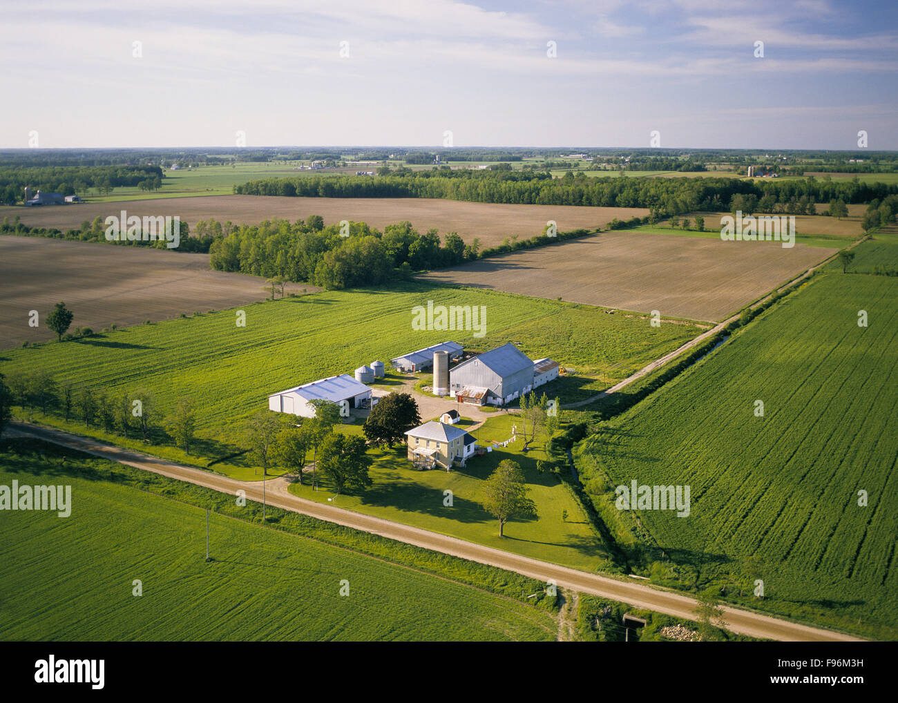 Ontario farm aerial hi-res stock photography and images - Alamy