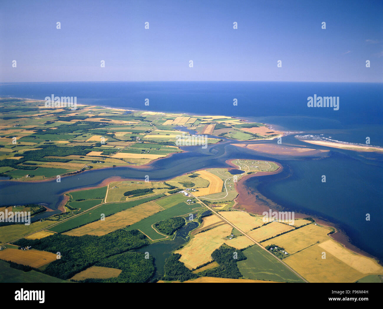 Stanley River, New London Bay, Prince Edward Island, Canada Stock Photo ...