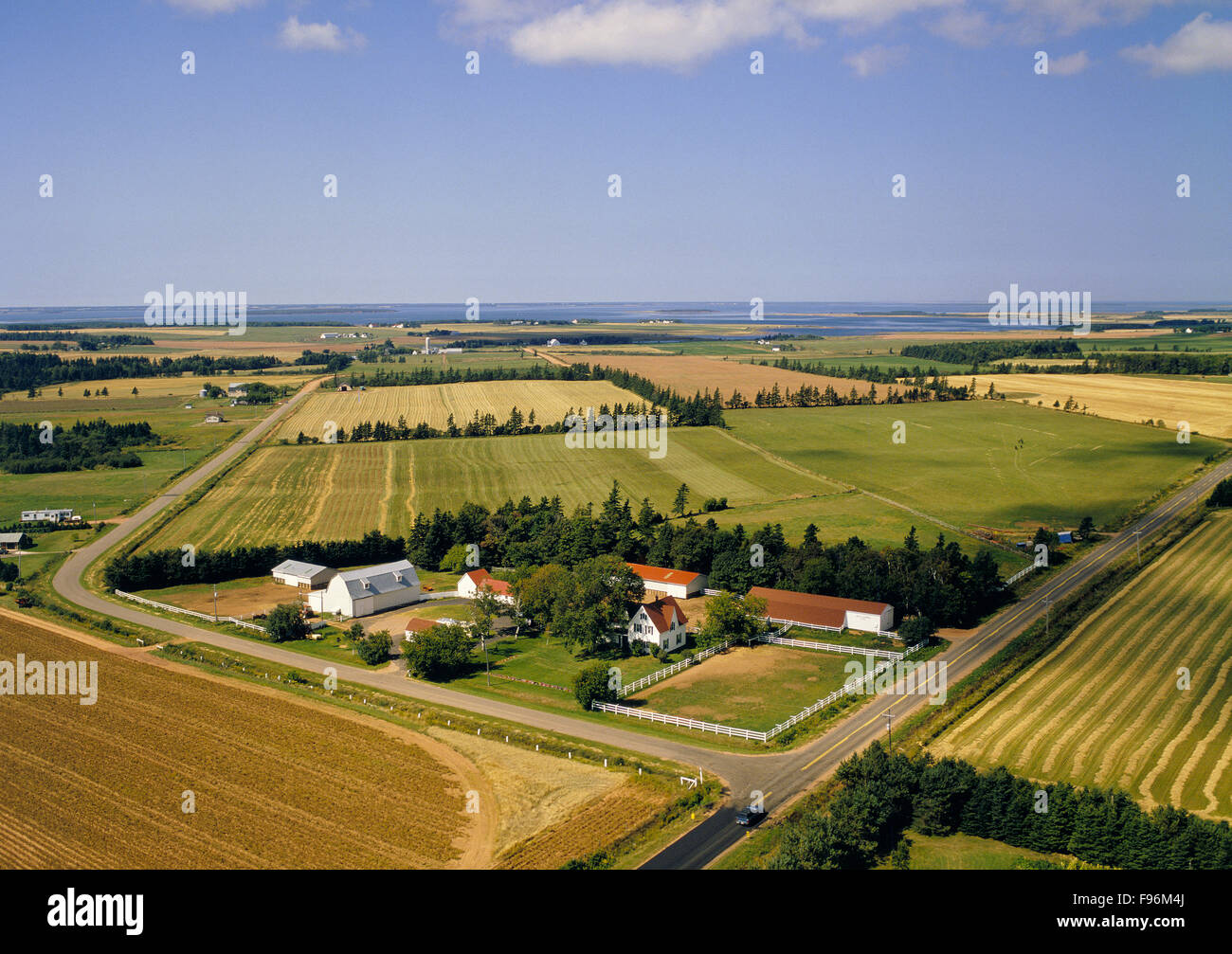 (Riley) farm, Indian River, Prince Edward Island, Canada Stock Photo ...