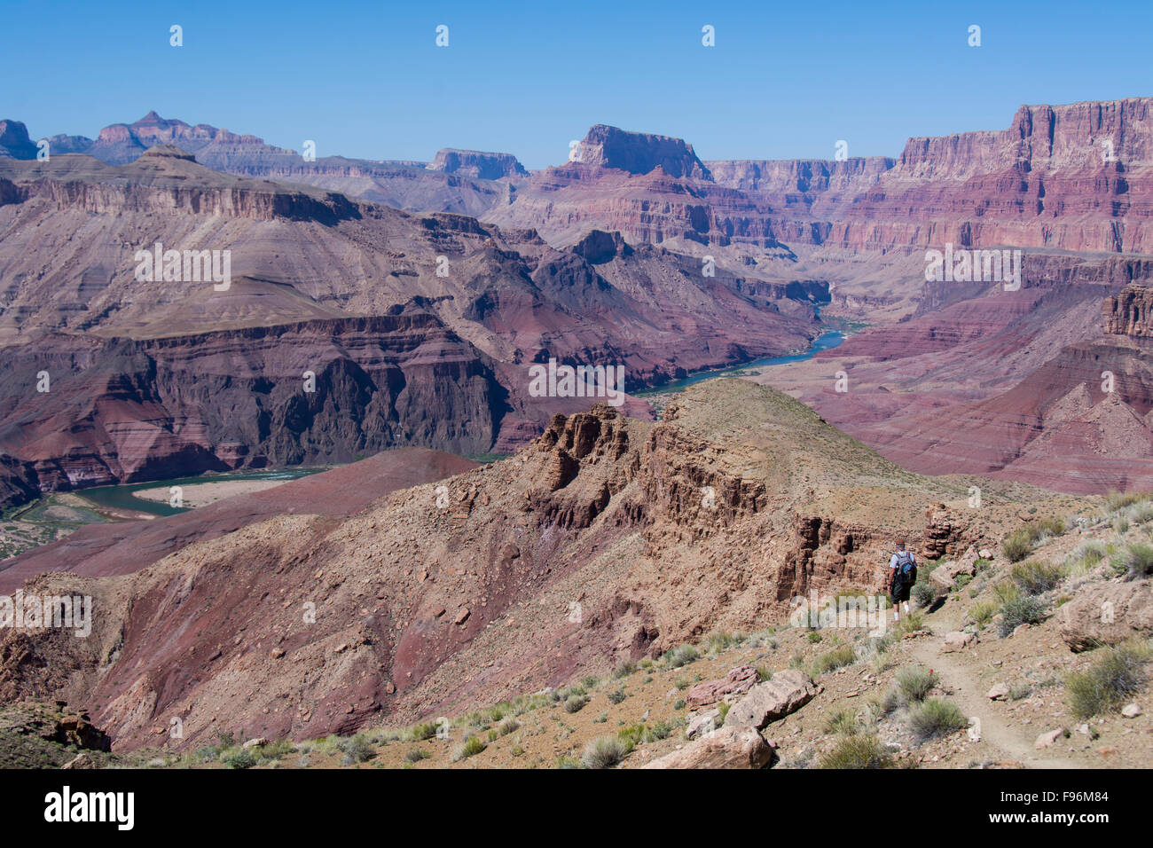 Tanner Trail, Colorado River, Grand Canyon, Arizona, United States ...