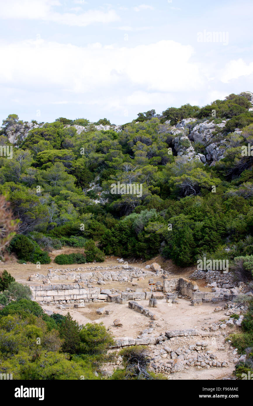Landscape of the Sanctuary of Hera in Greece Stock Photo - Alamy