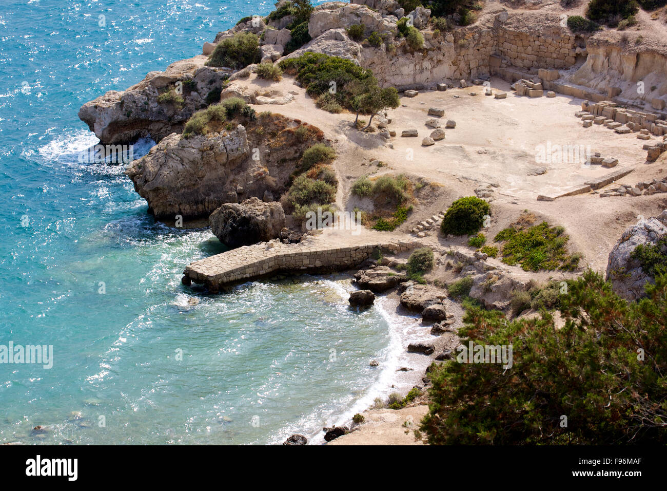 Landscape of the Sanctuary of Hera in Greece Stock Photo - Alamy