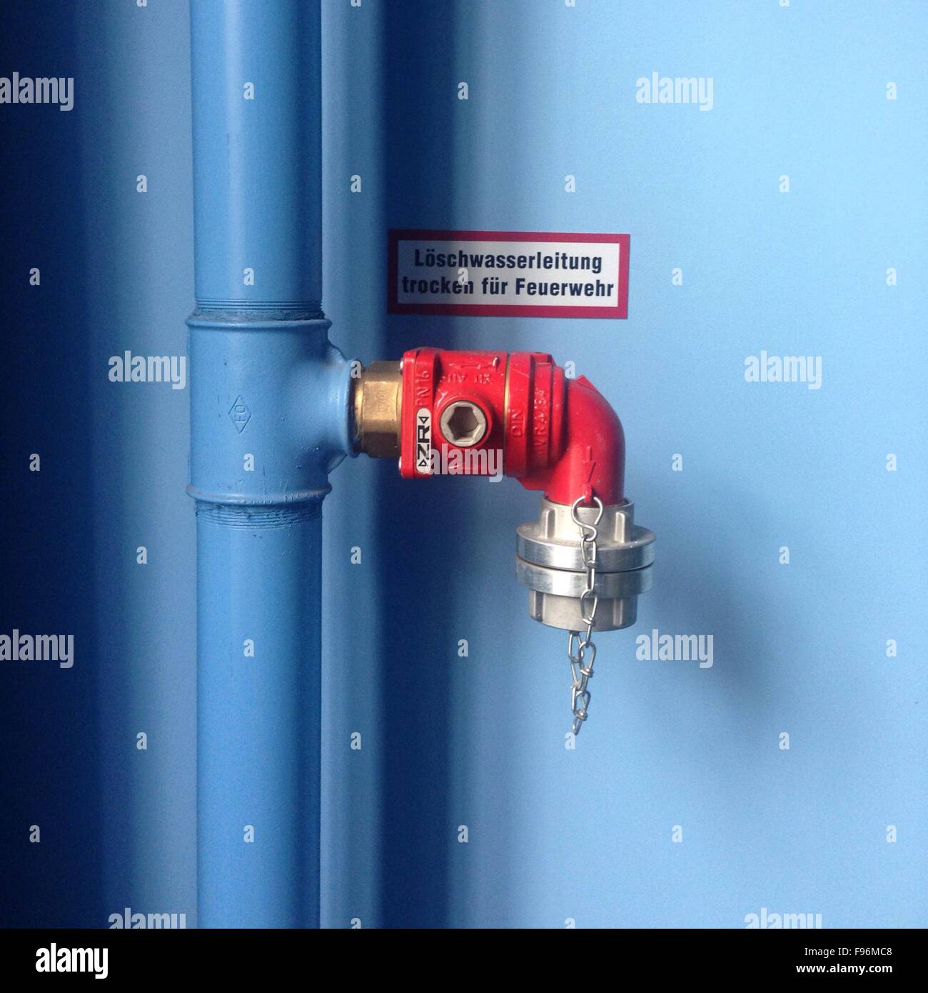 Fire protection metal pipe hi-res stock photography and images - Alamy