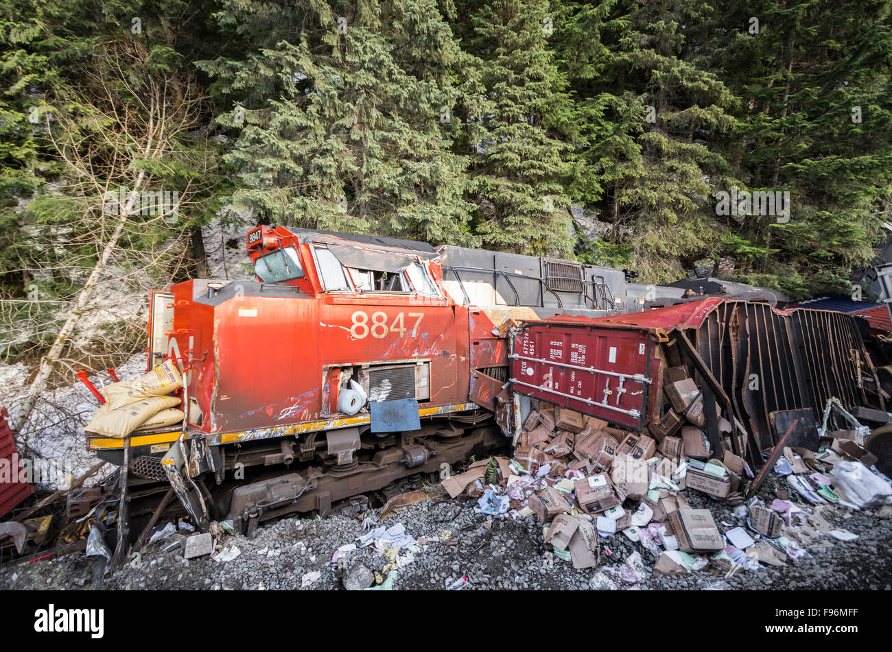 Railroad train accidents hi-res stock photography and images - Alamy
