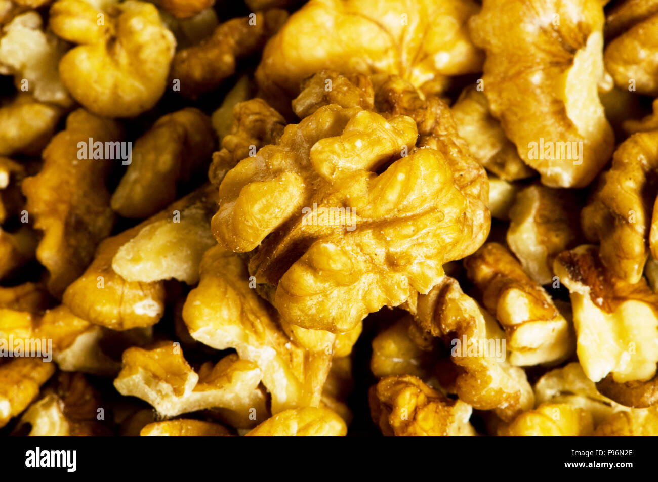Background made of fresh walnut nuts Stock Photo - Alamy
