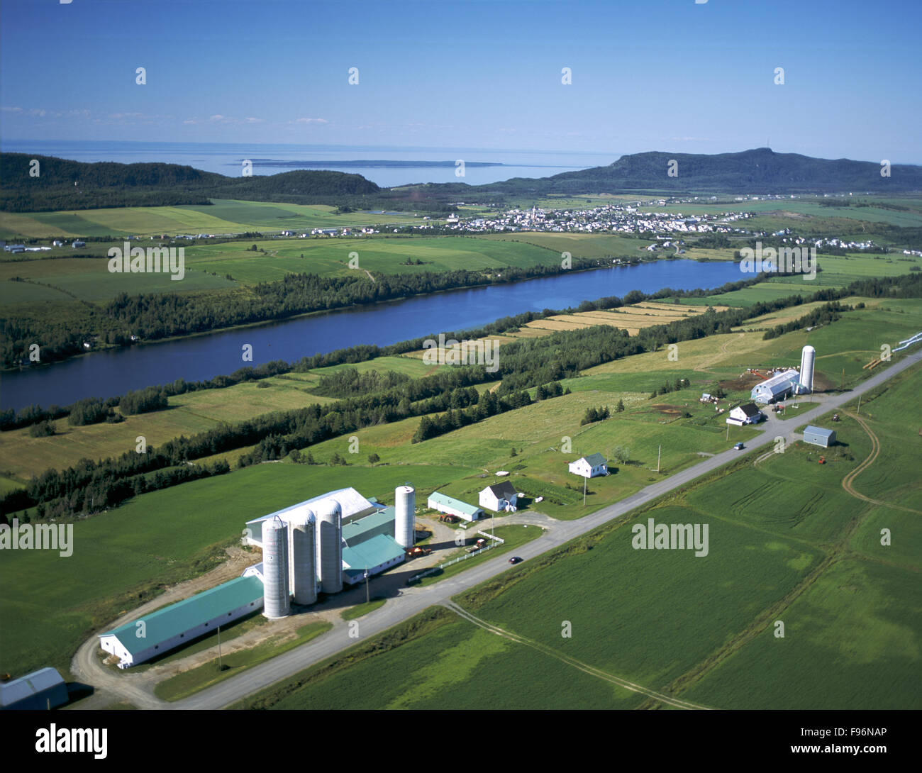 dairy farm, SaintFabien, Quebec, Canada Stock Photo - Alamy
