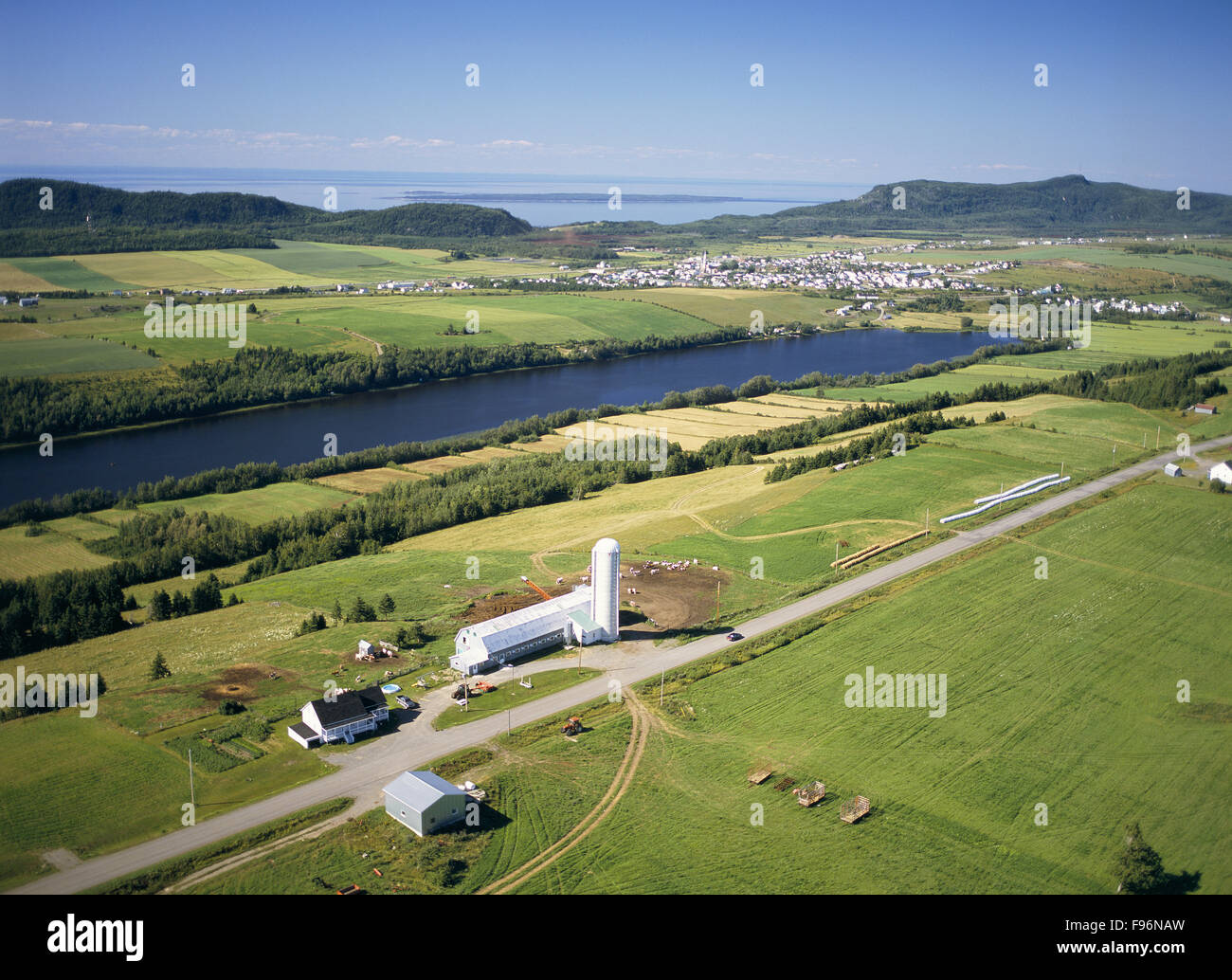 Aerial farmland quebec hi-res stock photography and images - Alamy