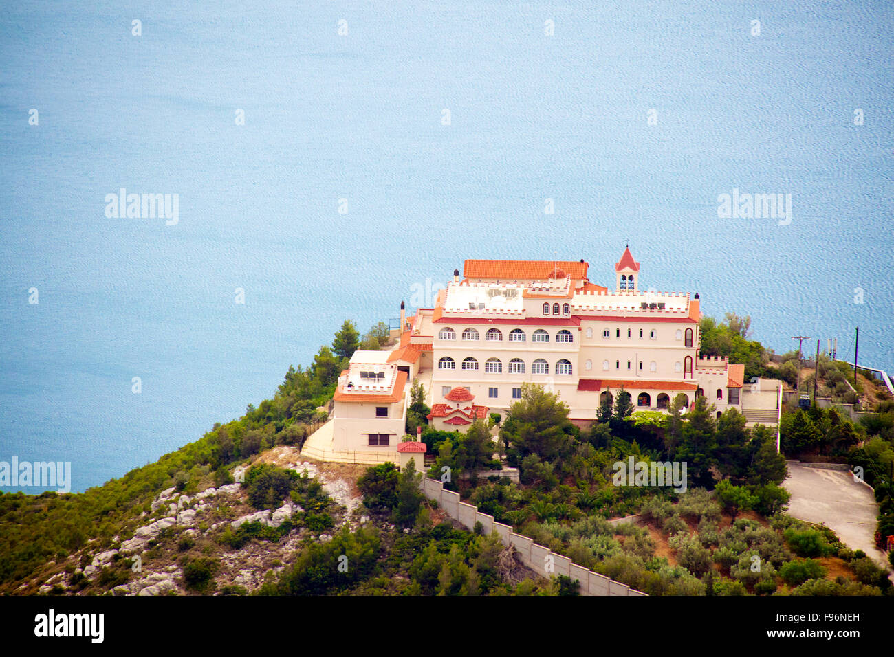 Greek orthodox monastery Stock Photo - Alamy