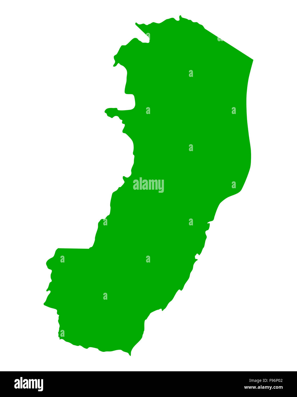 Map of Espirito Santo Stock Photo - Alamy