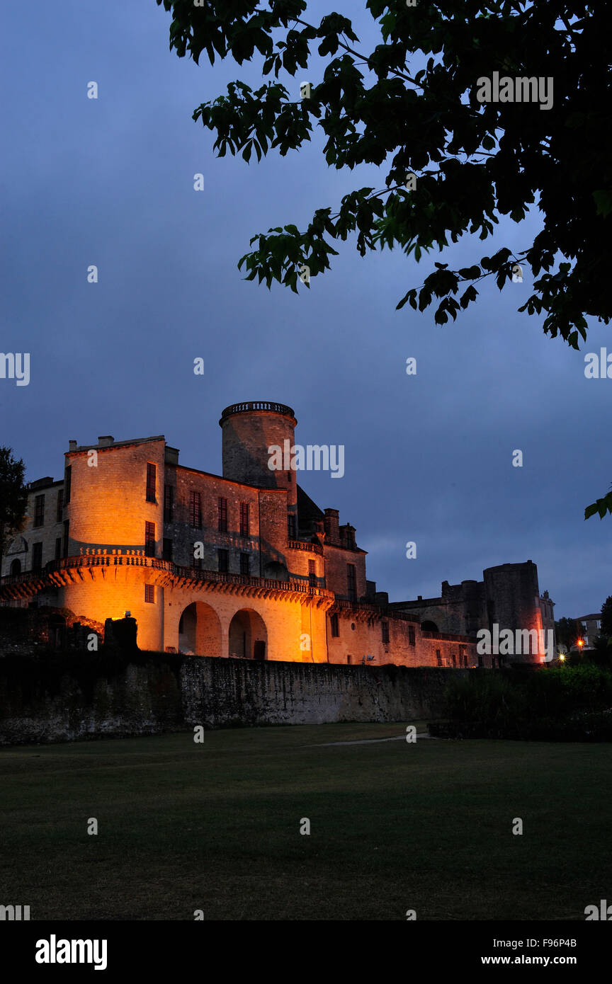 Chateau du Duras, Duras, LotetGaronne Department, France Stock Photo ...