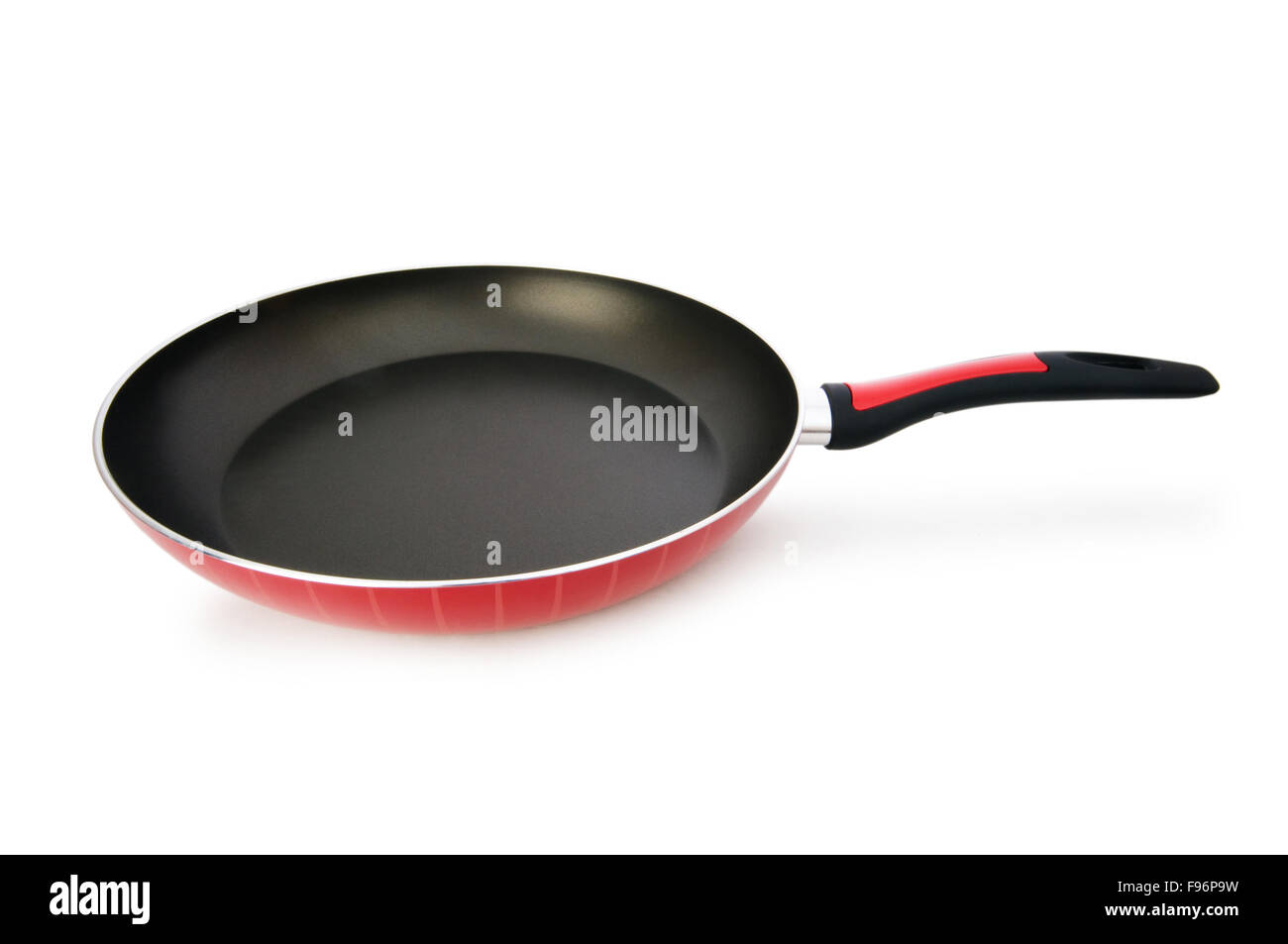 Copper frying pan on Cut Out Stock Images & Pictures - Alamy