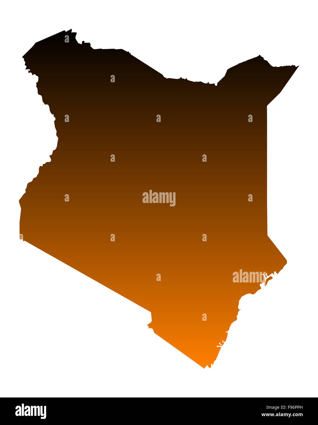 Kenya map hi-res stock photography and images - Alamy