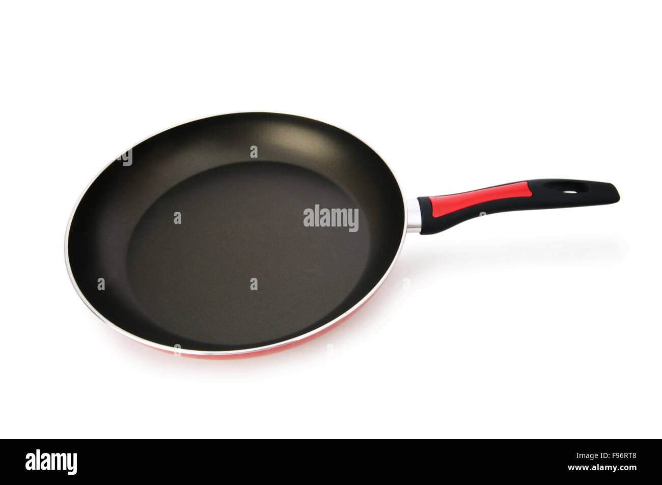 Frying pan isolated on the white background Stock Photo - Alamy