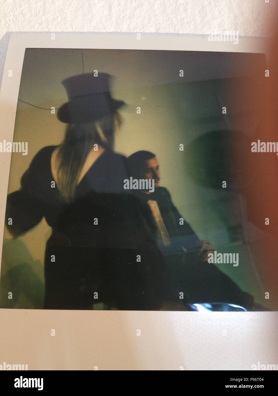 Image Of A Picture Showing Blurred Characters Stock Photo - Alamy