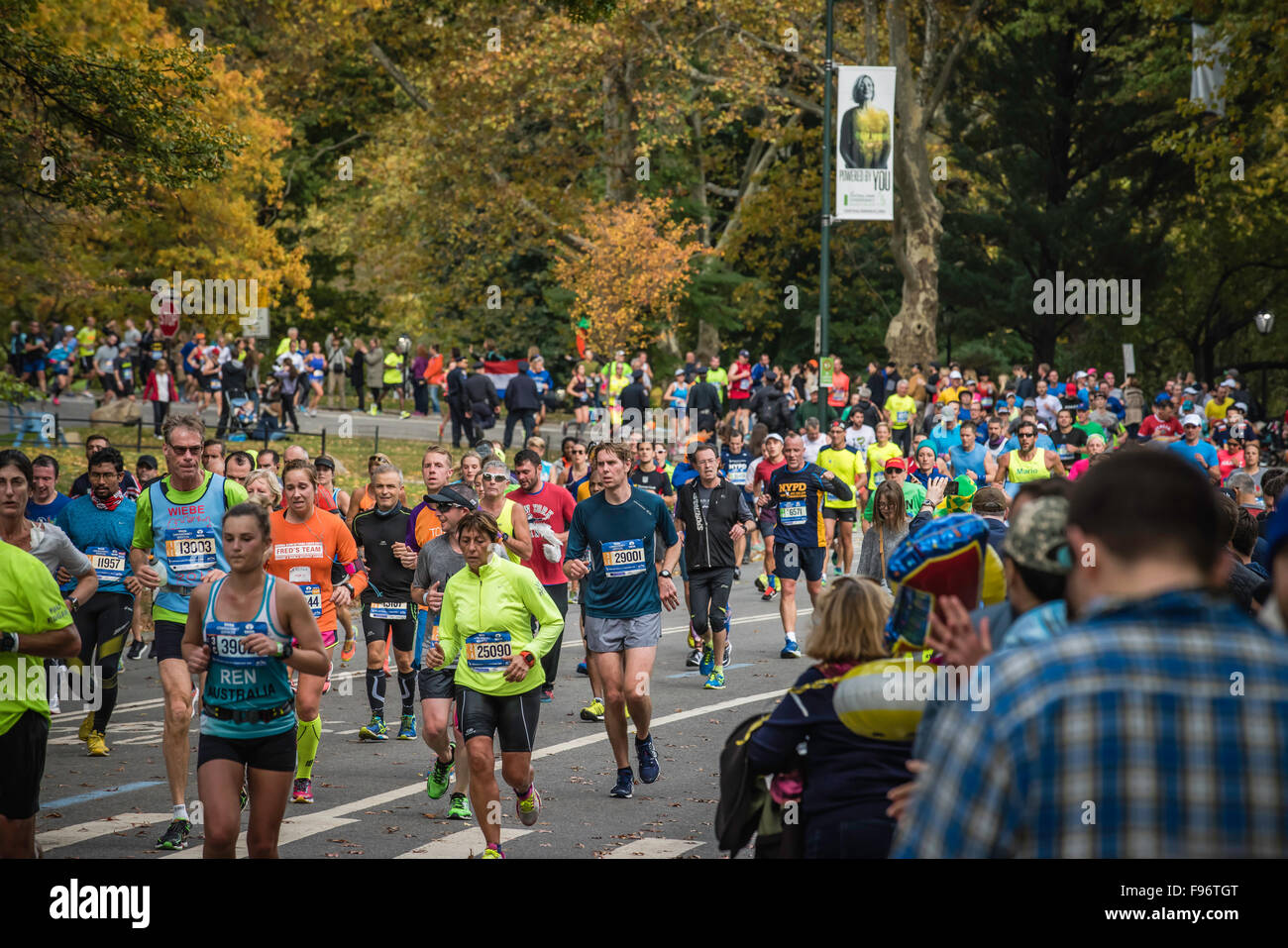 NYC MARATHON, Worlds' largest. Over 50,000 runners complete the event ...